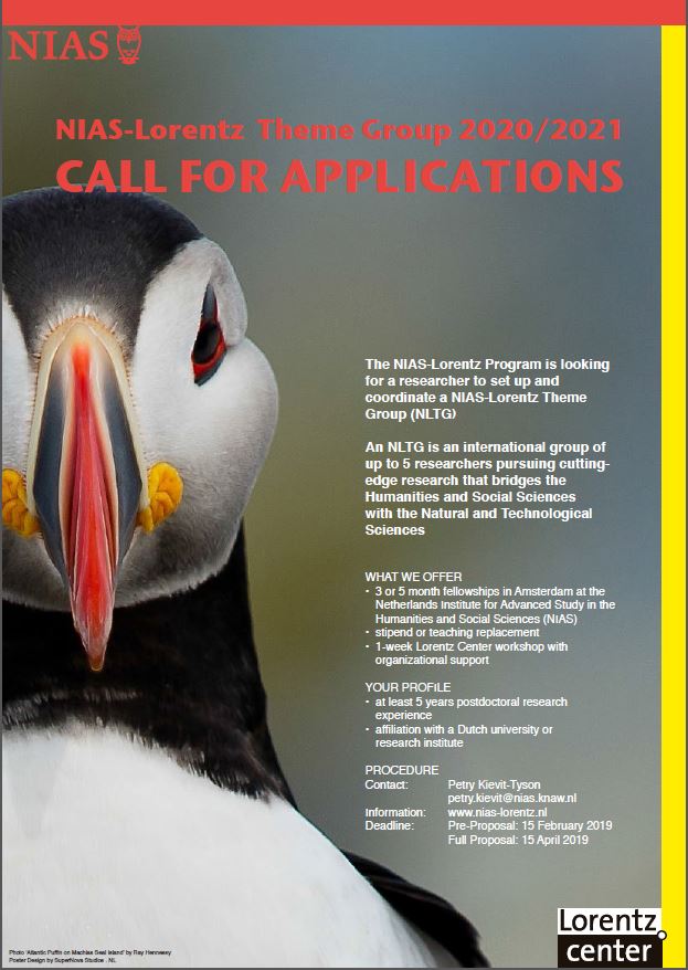 NLTG Theme Groups – NIAS-Lorentz Program